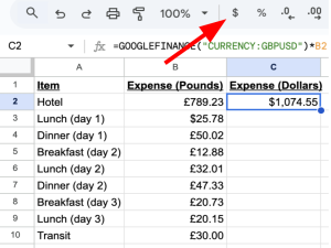 Google Sheets Currency Conversion: Get Live Exchange Rates with One ...