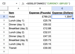 Google Sheets Currency Conversion: Get Live Exchange Rates with One ...